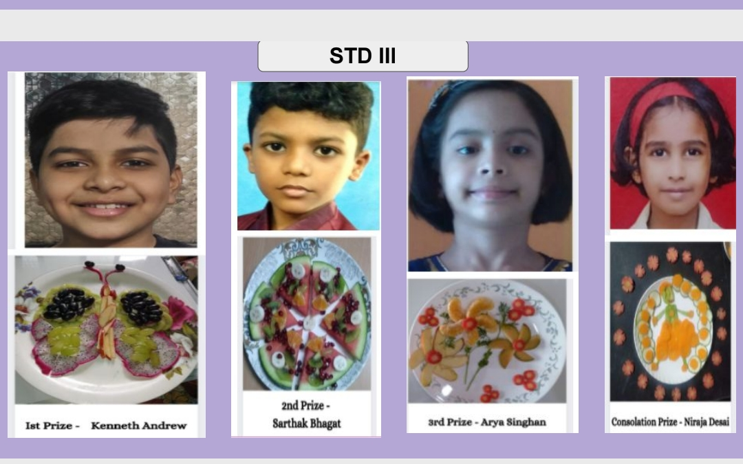 SALAD DRESSING COMPETITION – STD III & STD IV. – St. Joseph High School